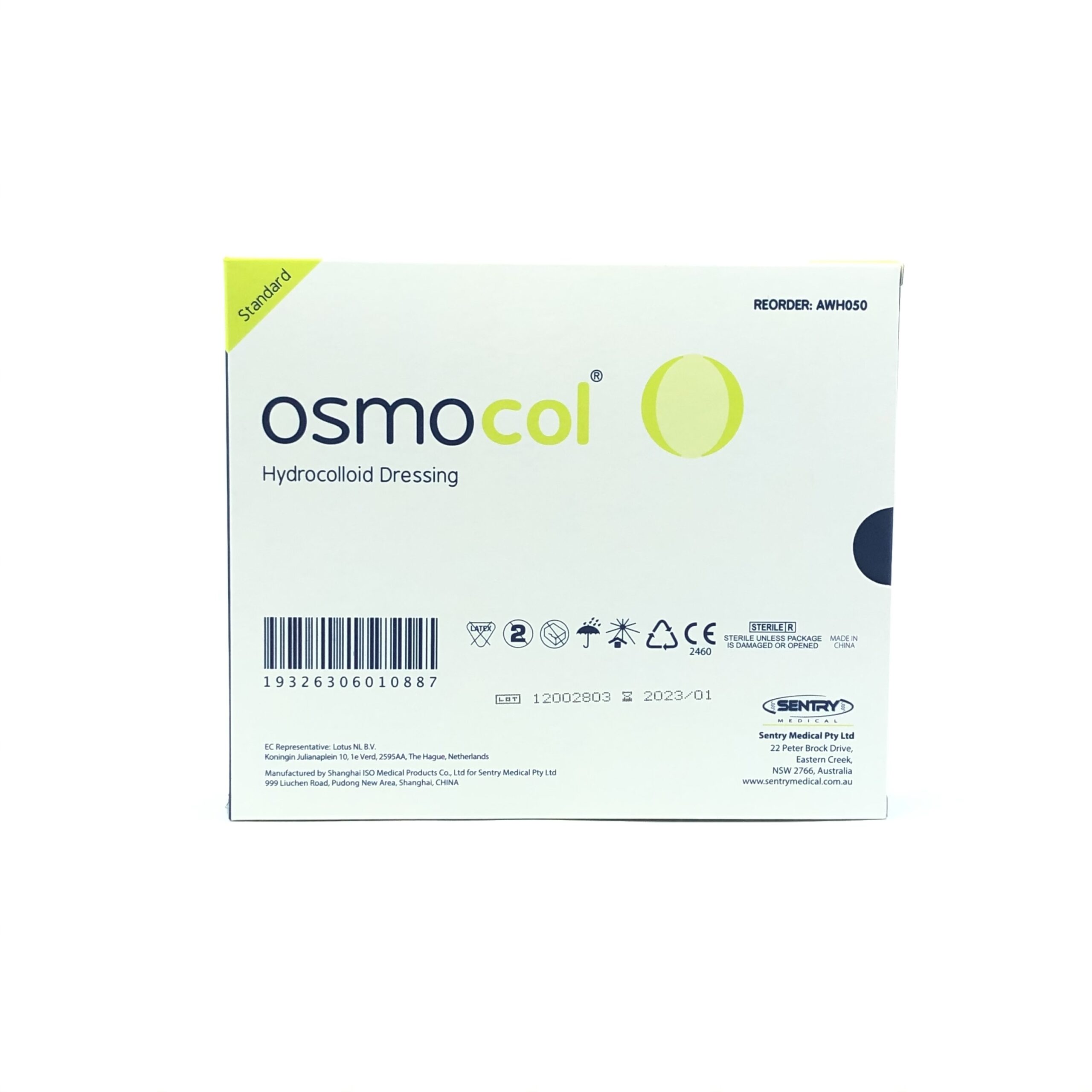 OSMOCOL Hydrocolloid Dressing (Standard) – Sentra Asia Gemilang