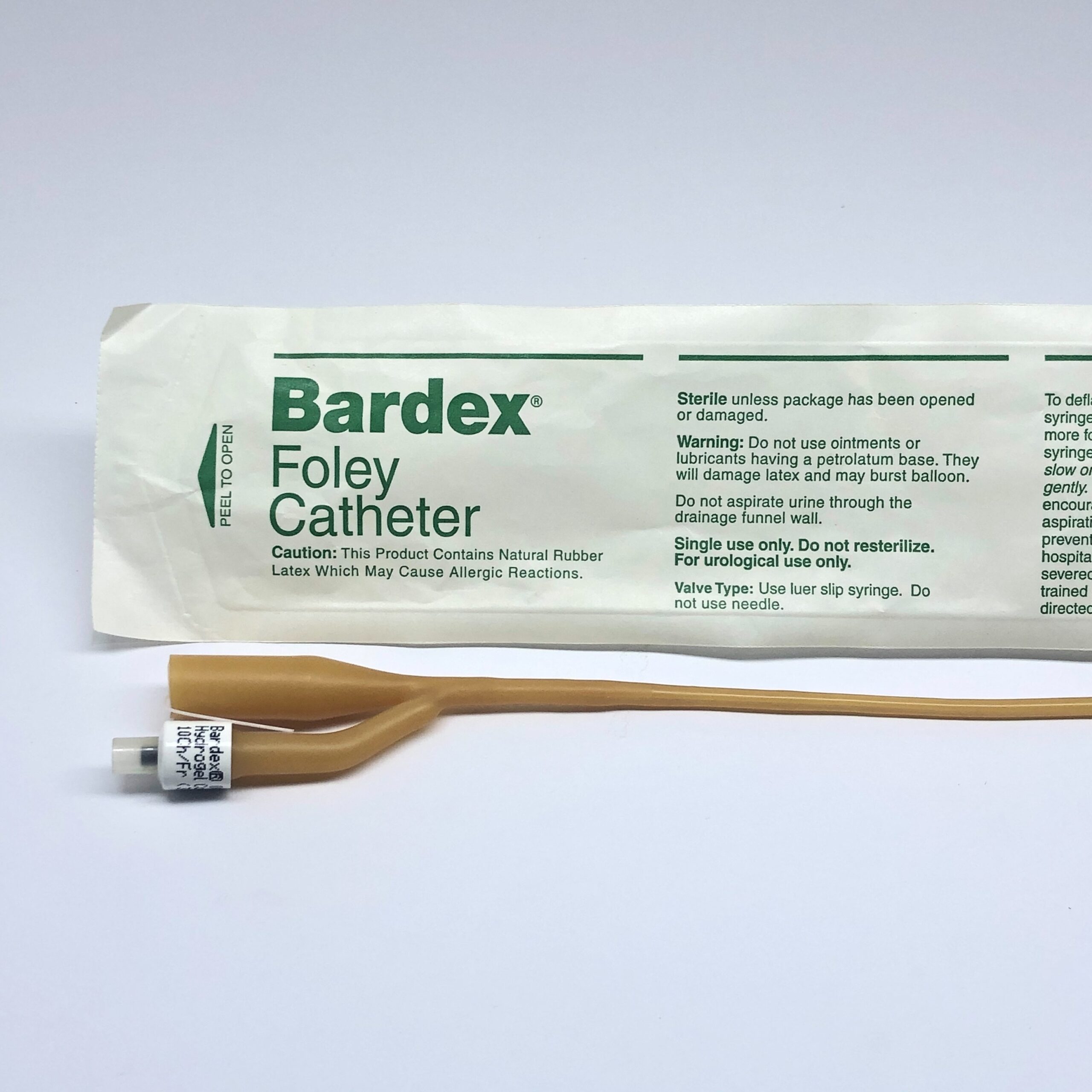 BARDEX HYDROGEL-COATED 2-WAY FOLEY CATHETER (PEDIATRIC) – Sentra Asia ...
